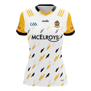 Augher St Macartan's GAC GAA Jersey Women’s Fit White | O'Neills