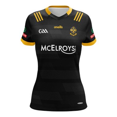 Augher St Macartan's GAC GAA Jersey Women’s Fit Black | O'Neills