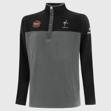 Kildare GAA Men's Kai Snap Button Fleece Black | O’Neills
