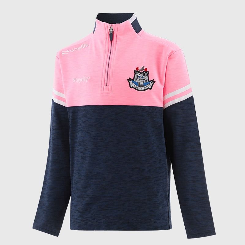 Dublin GAA Kids’ Sedona Brushed Half Zip Top Navy | O’Neills