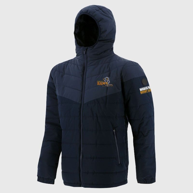 Woden Valley Rams Men's Maddox Padded Jacket Marine | O'Neills Men’s Coat