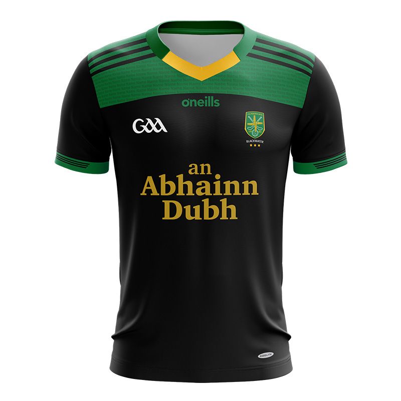 St. Brigids GAA Club Blackwater Kids' Jersey Black | O'Neills