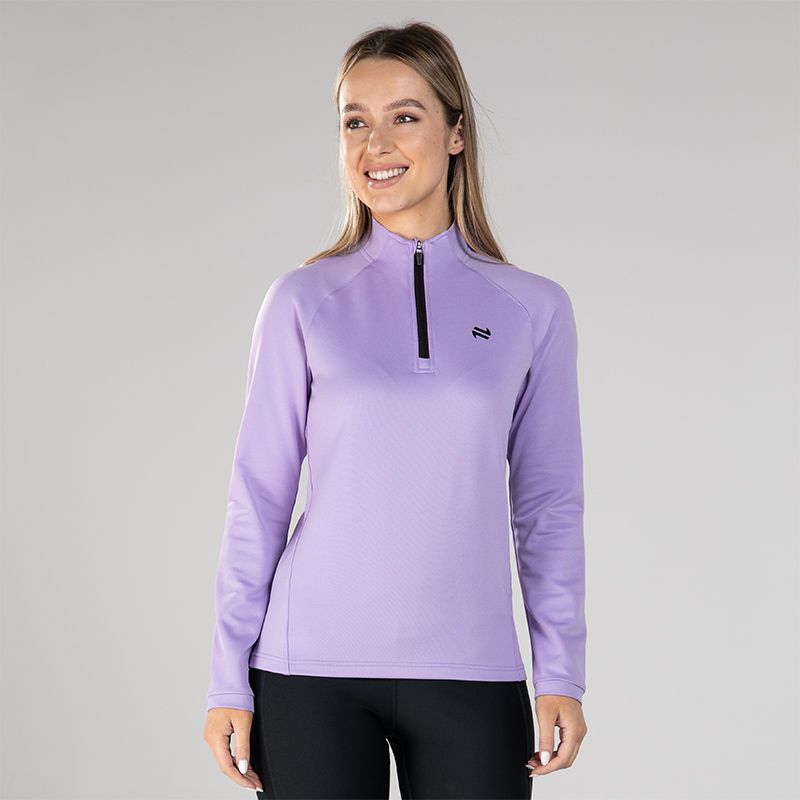 Women’s Skylar Brushed Half Zip Purple | O’Neills