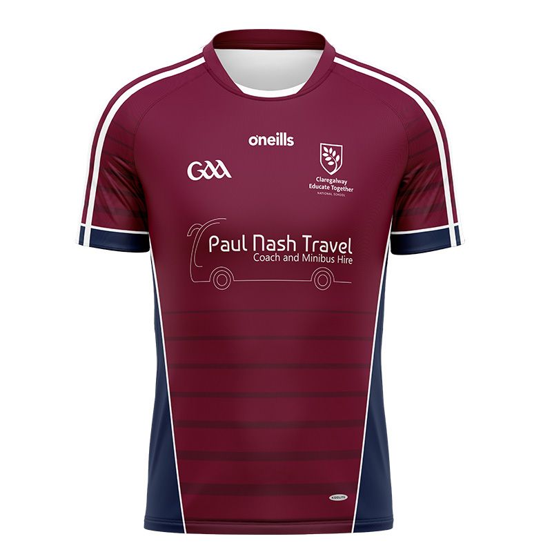 Claregalway Educate Together NS GAA Jersey Women’s Fit Maroon | O'Neills