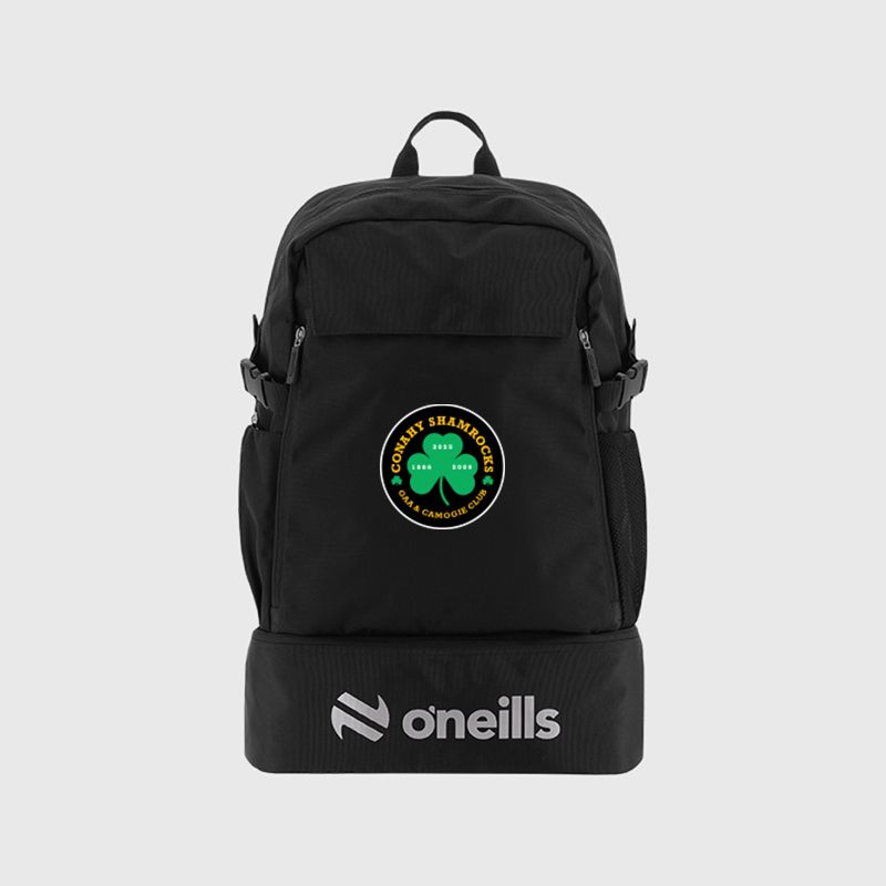 Conahy Shamrocks and Camogie Club Endurance Backpack Black | O'Neills