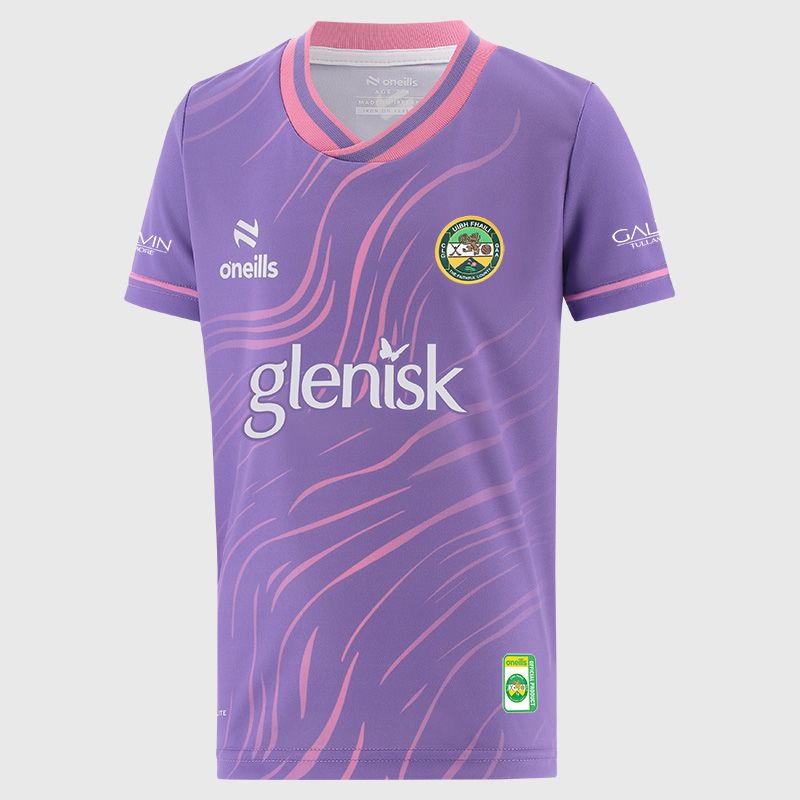 Offaly GAA Kids’ Electro Training Top Purple | O’Neills