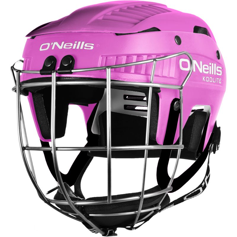 O'Neills Koolite Helmet Pink Black, Official Hurling Helmet, Camogie Helmet