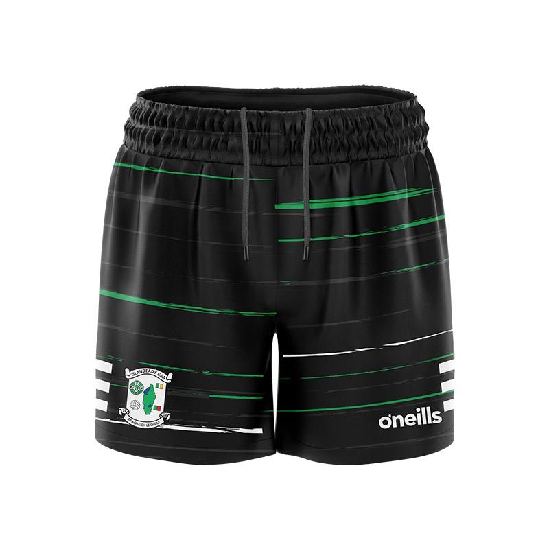 Islandeady GAA Kids’ Shorts Black| O'Neills