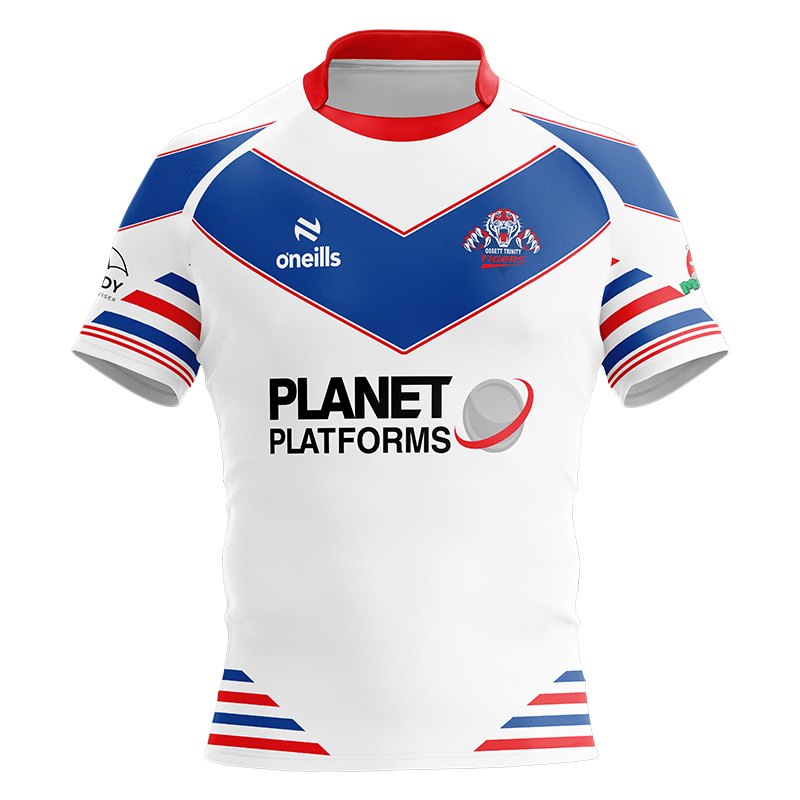 Ossett Trinity RL Kids Rugby Replica Jersey | O'Neills