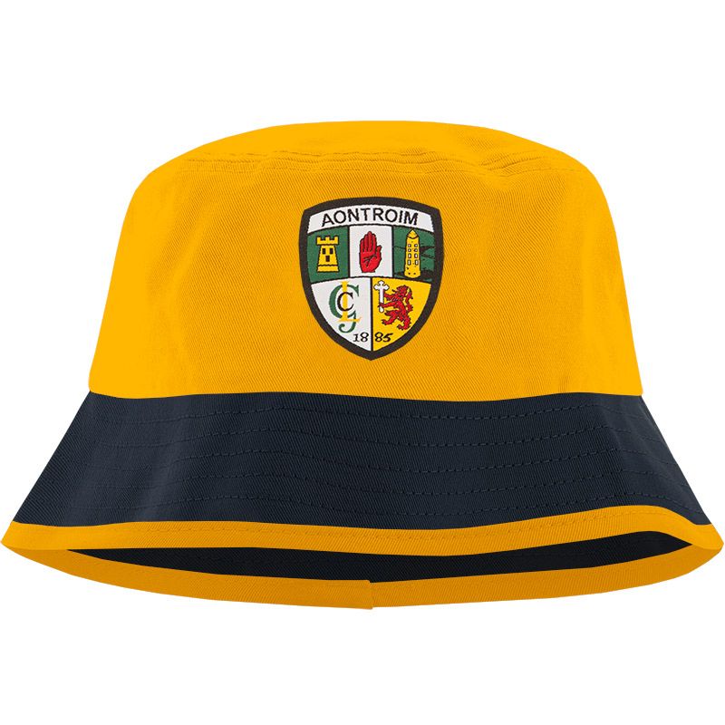 O'Neills Antrim GAA Kids' Ryan Bucket Hat Amber / Marine / White ...