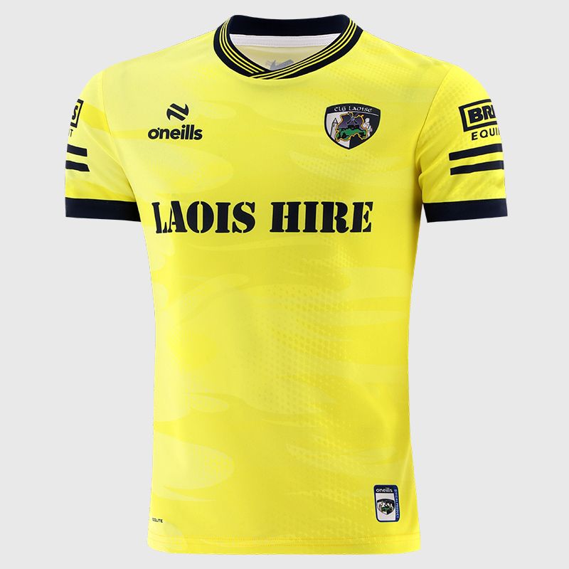 Laois GAA Player Fit Training Top Yellow | O'Neills