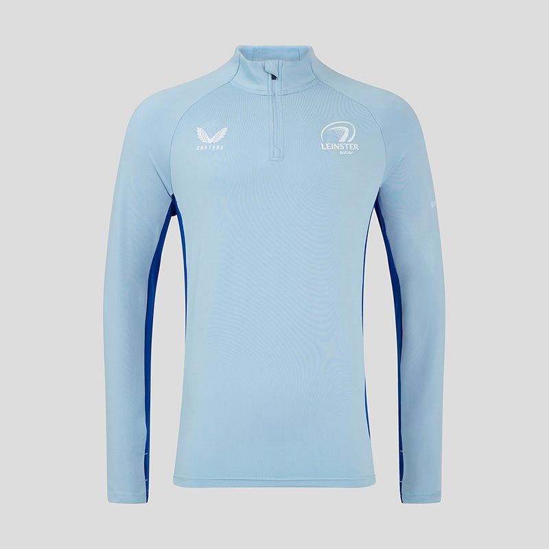 Castore Leinster Rugby 24/25 Men's Quarter Zip Midlayer Blue | oneills ...