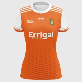 St. Colm's GAC Drum GAA Jersey Women’s Fit Orange | O'Neills
